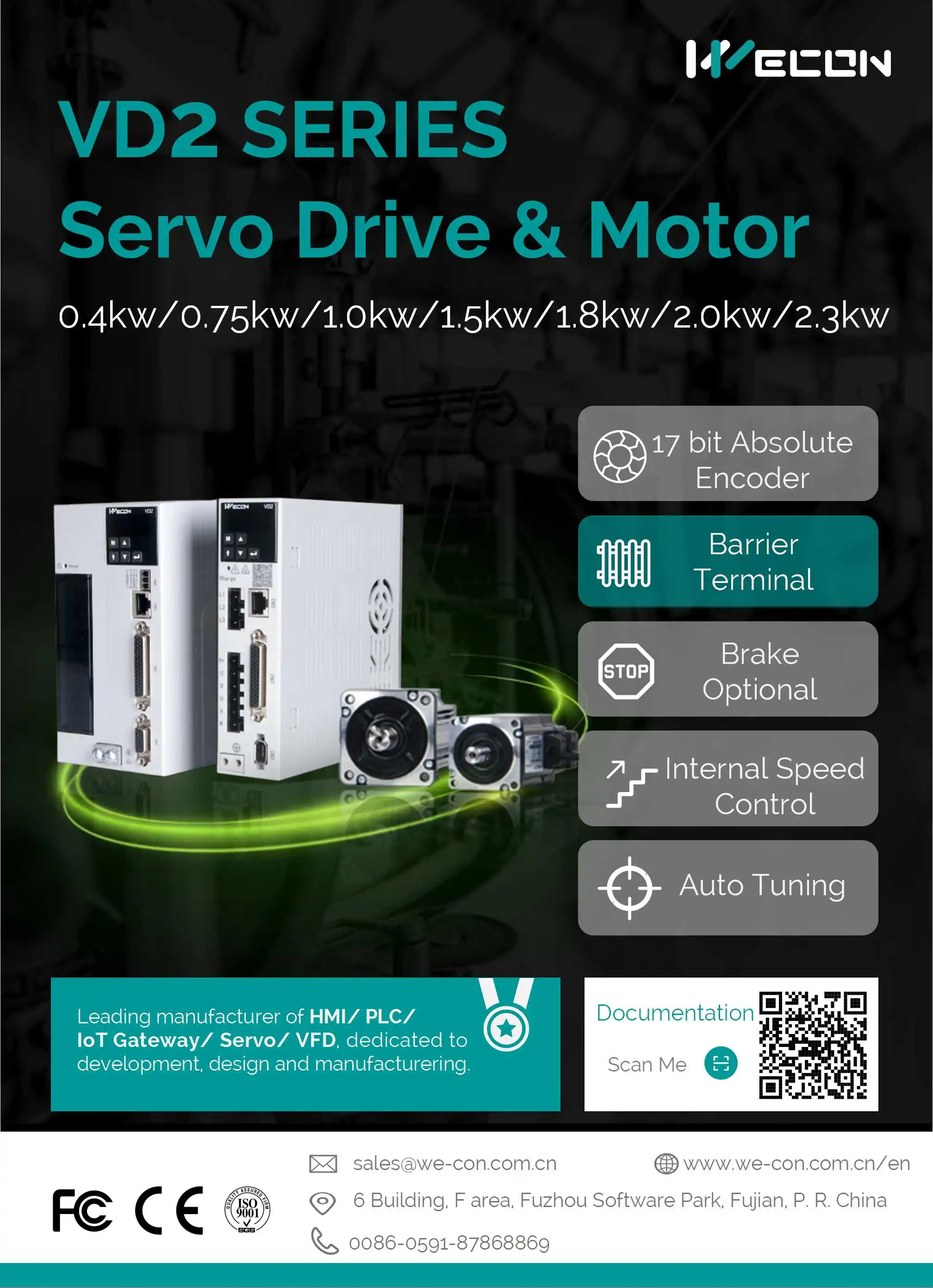 Wecon 750w Servo Driver In Automation Control 2021 New - Buy Servo Drive,Ac Servo,Ac Servo Motor ...