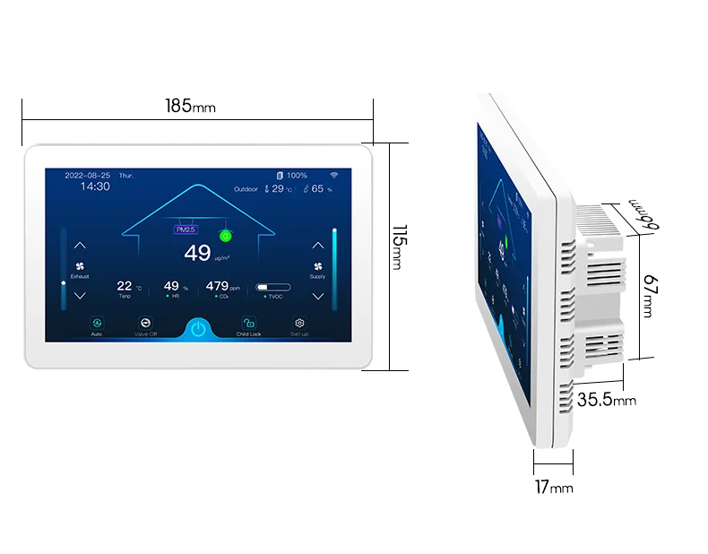 Smart Home HVAC Controller - Efficient Air Quality Management