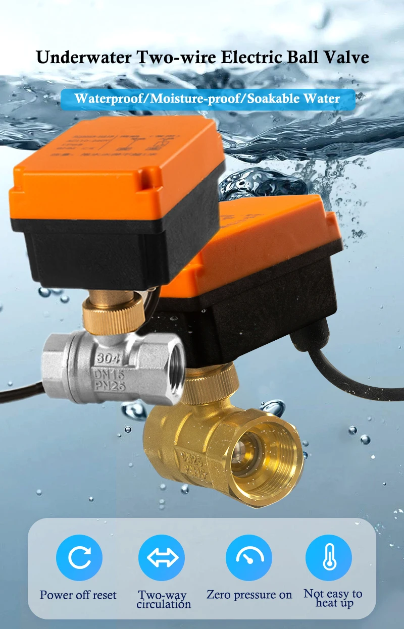 大扭矩可拆卸阀门1/2 "-2" 防水dn15 Dn32 Dn40黄铜水下阀门电动球阀 - Buy 电动球阀,水下阀门,电动水下球阀 Product on Alibaba.com