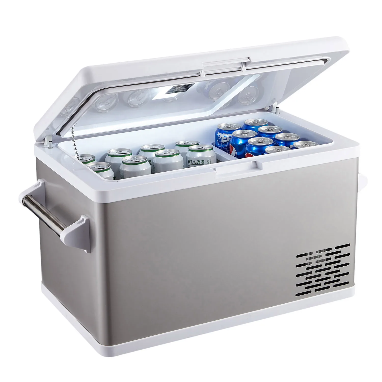 35L Dual Zone Deep Fridge Freezer - Portable & Efficient