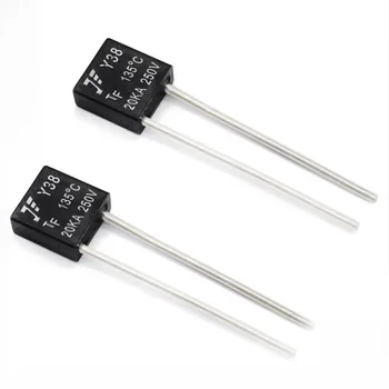 300v 250v 10a 20a 30a 40a 50a Radial Lead Square Resin Thermal Cutoff ...