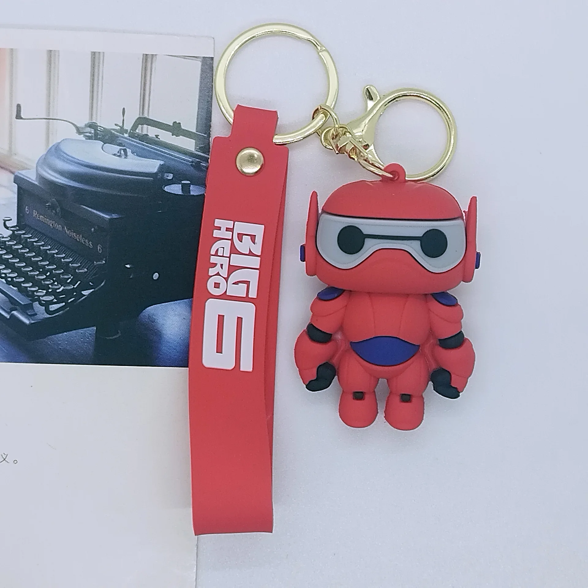 Big Hero 6 Characters - Hiro, Baymax, Fred, Wasabi Keychains