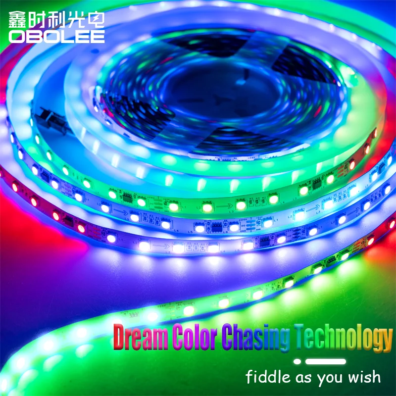 Ws2812b Rgb Led Strip,Chasing Effects Dream Color 5050smd 144 Led ...