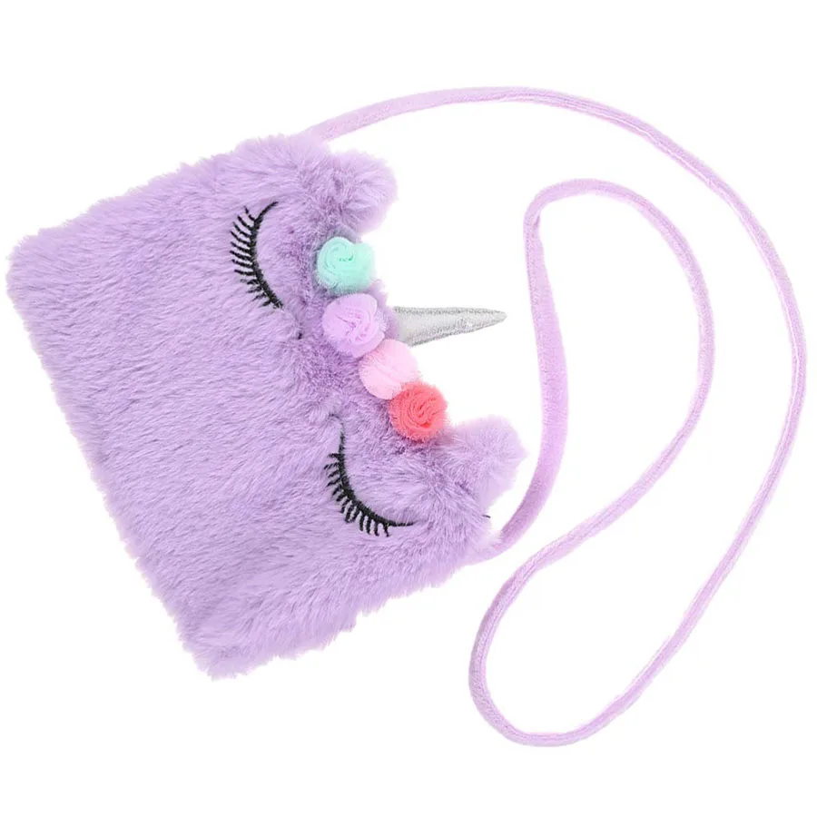 C842 Kawaii Gift Little Girls Cartoon Messenger Bag Beautiful Unicorn ...