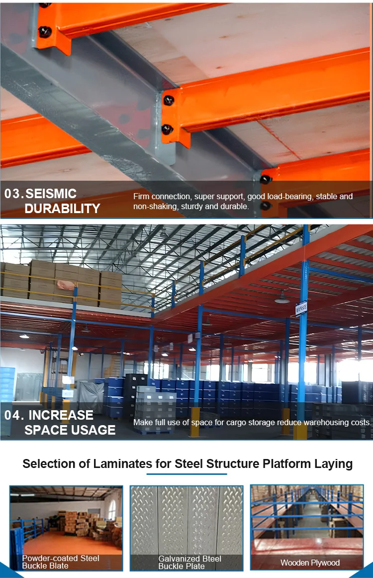 Heavy Duty Steel Racking System Industrial Warehouse Storage Shelving ...