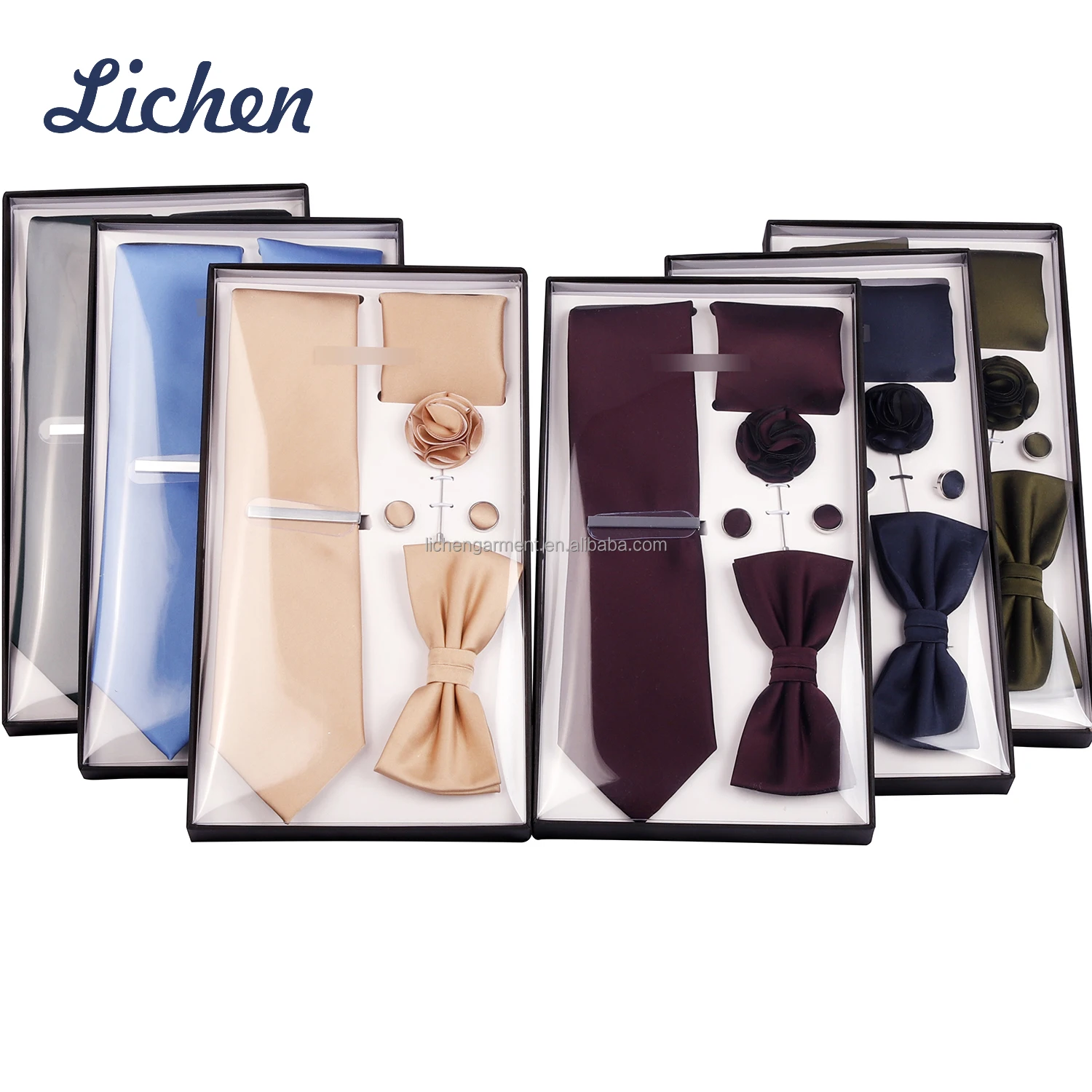 Polyester Animal Custom Made Neck Ties And Hanky Gift Set Luxury Ties ...