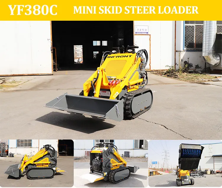 Chinese Cheap Mini Skidsteer Loader Diesel Ce Euro5 Epa Engine Wheel ...