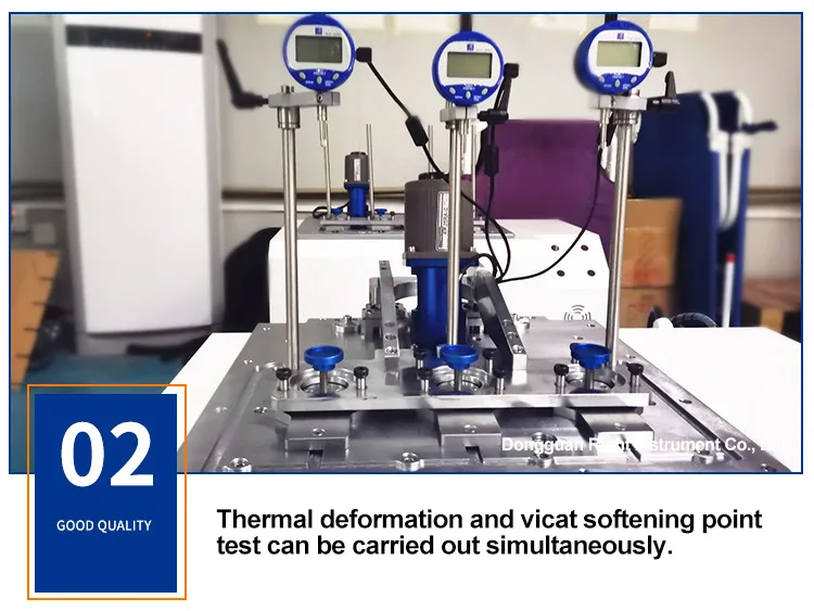 ASTM D648 Temperature Deflection Vicat Softening Test Apparatus