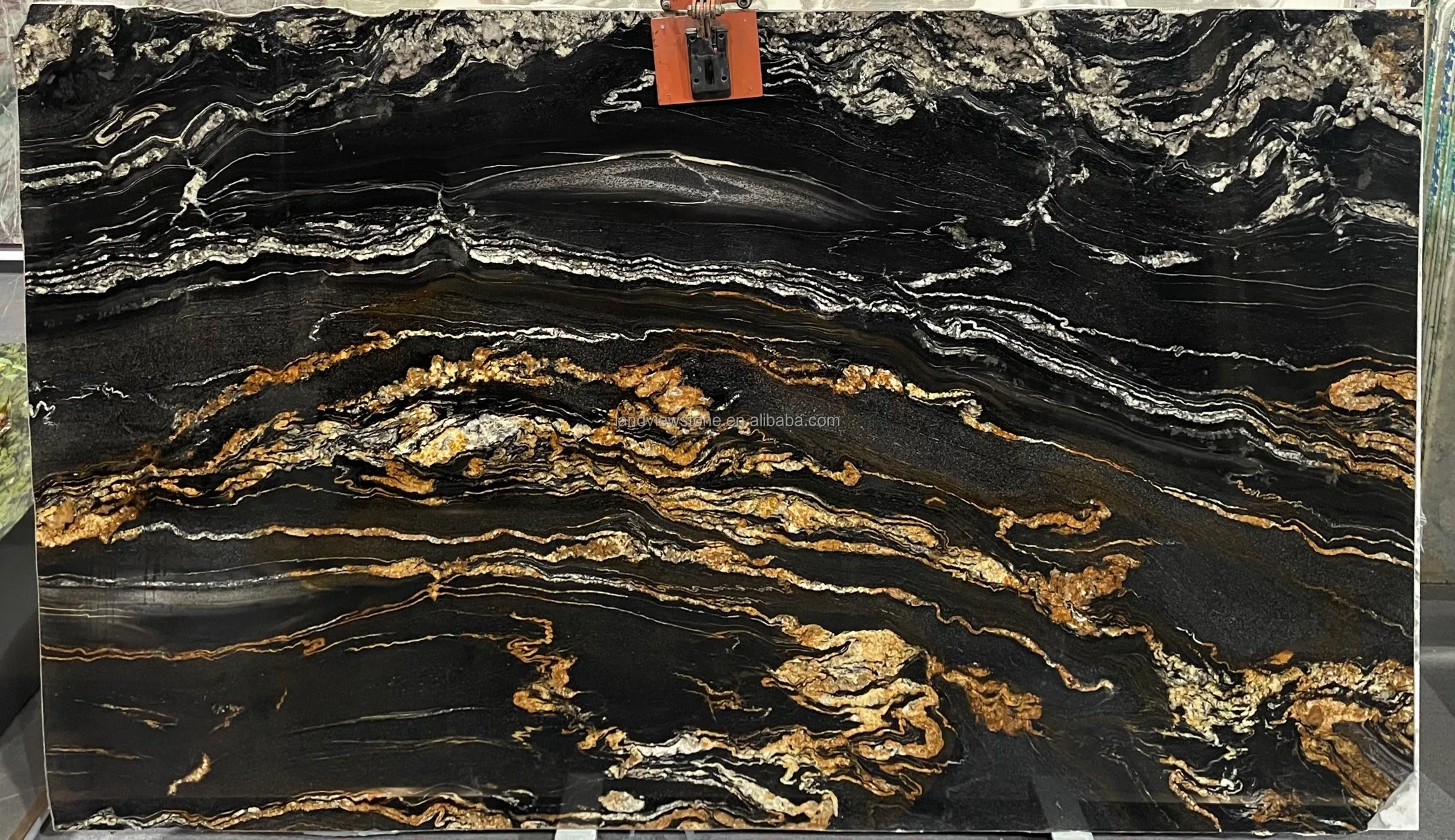 Nero Volcano Black Granite - Elegant Polished Slabs