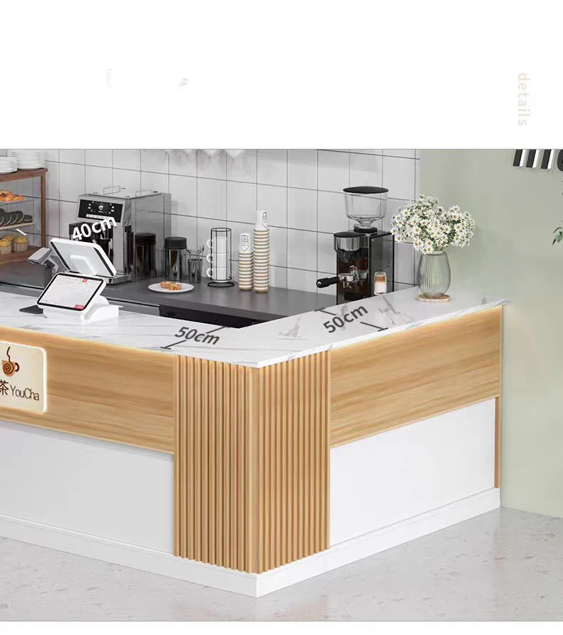 Simple Modern Bar Counter Reception Desk For Restaurant - Buy Counter ...