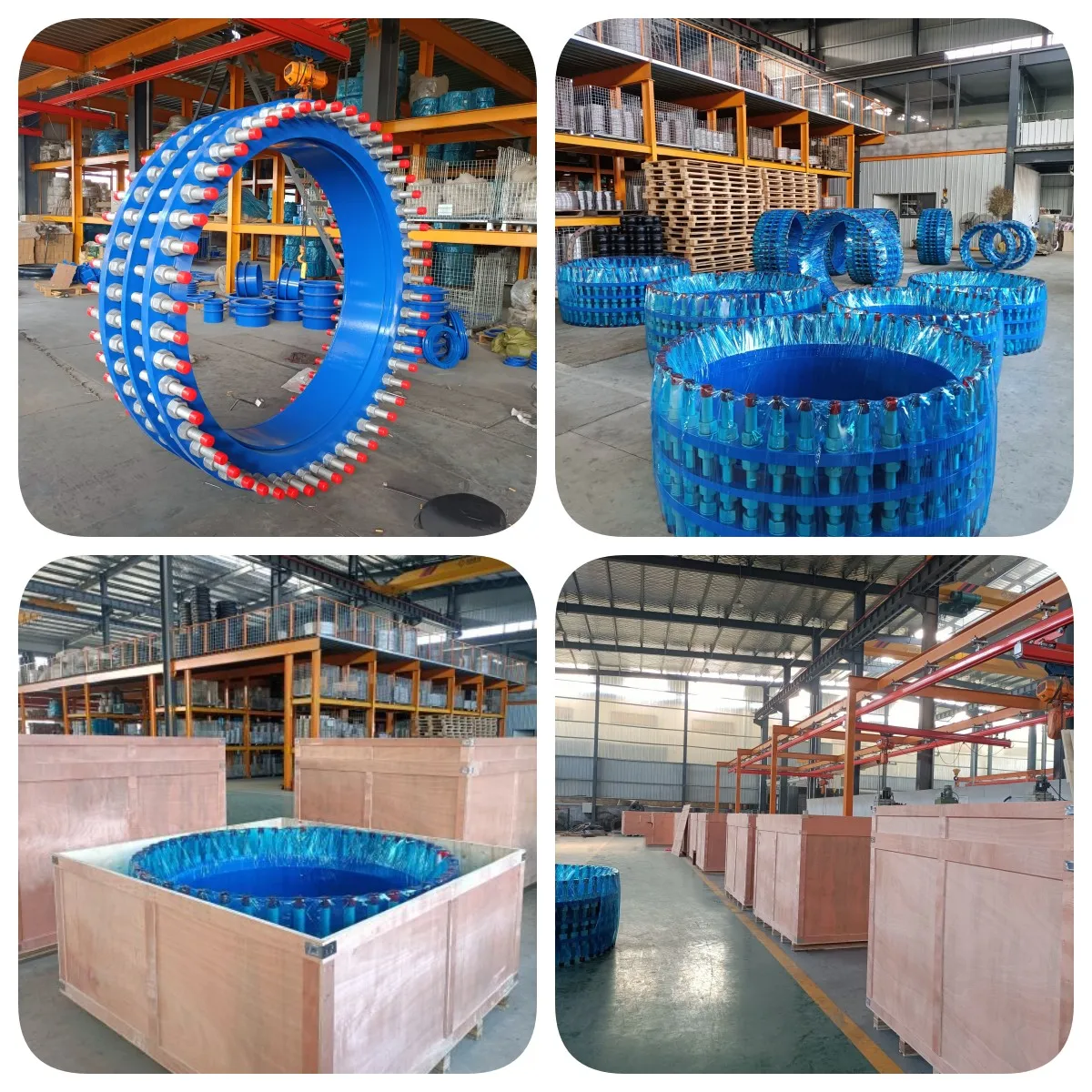 Dn1600 Carbon Steel Blue Epoxy Resin Coated Flange Price