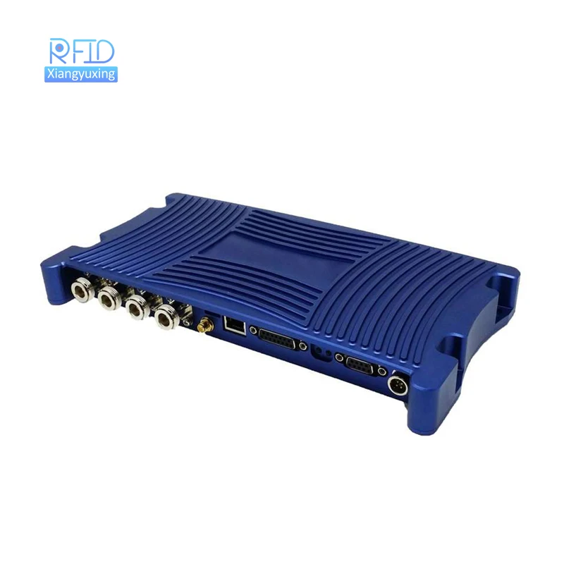 10m Uhf Rfid Reader Epc Gen2 Iso18000-6 4 Port Multiplexer Accepter ...