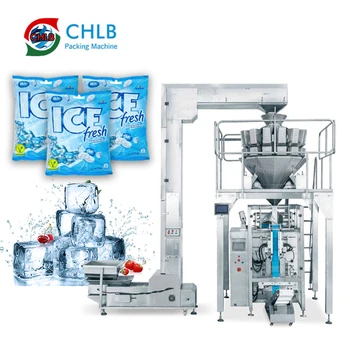 Automatic Weighing 1kg 2kg 5kg Ice Cube Bag Packaging Machine With ...