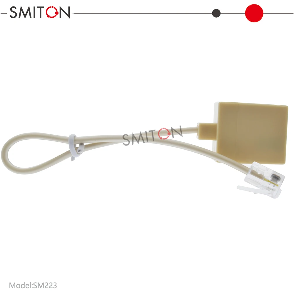 Telephone Rj11 Male Line To Rj11 Female Jack Splitter - Buy Rj11 ...