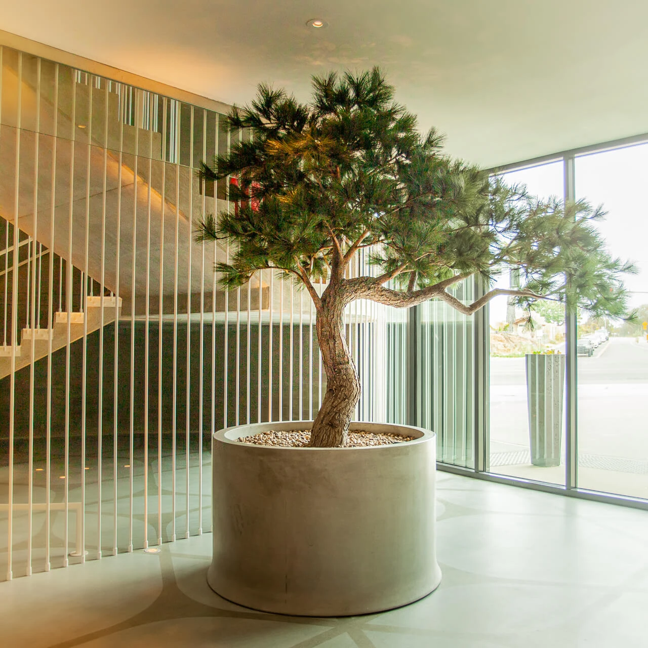 Custom Indoor Outdoor Landscape Project Big Trunk Artificial Plants Old ...