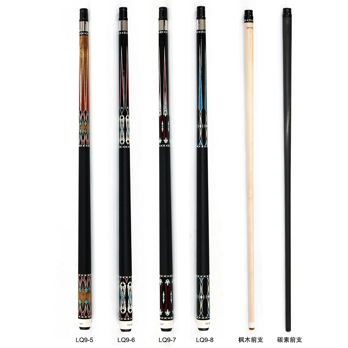 High Quality Wholesale Price 1/2 -pc Carbon/ Maple Shaft 58 Inches ...