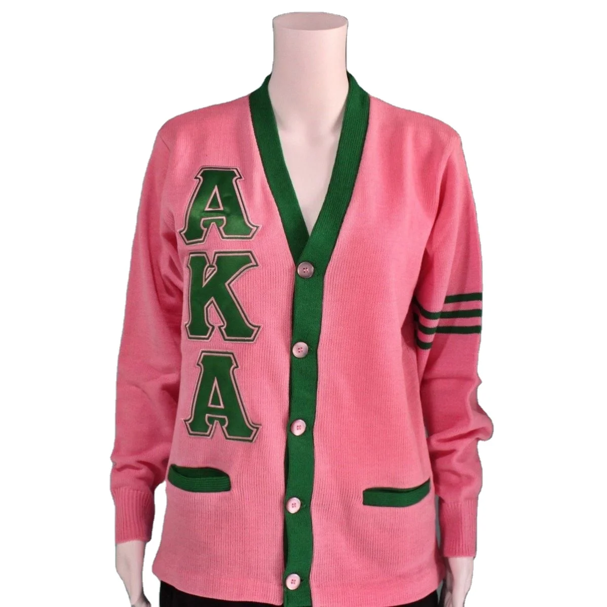 Wholesale Custom Oem Odm Acrylic Cotton Knitted Varsity Alpha Kappp Aka ...