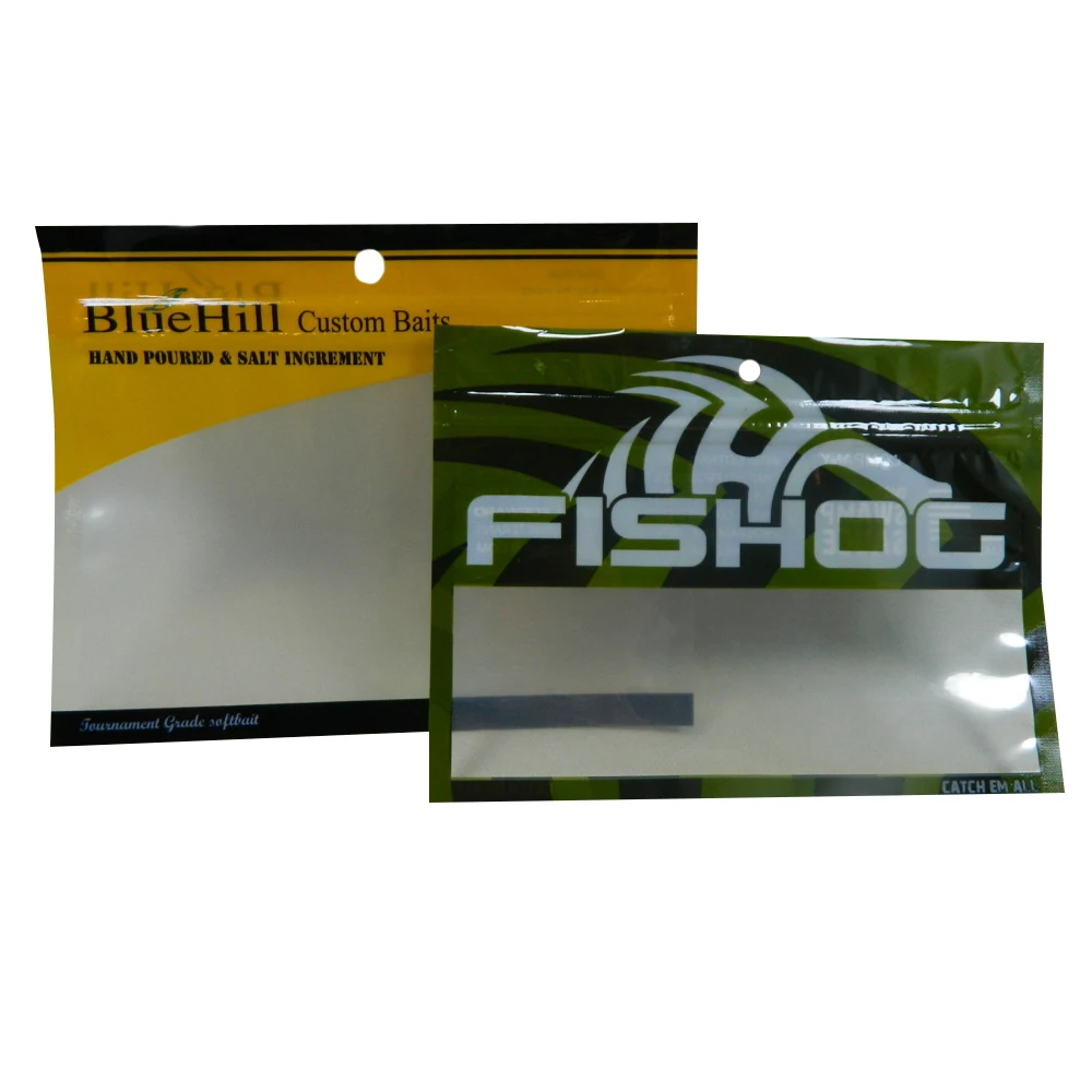 Custom Printed Zipper Fish Lure Bag/soft Plastic Fishing Lure Bags With ...