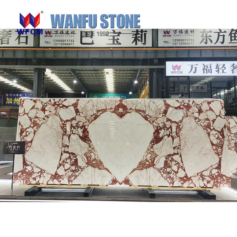 Natural Stone Big Slab,Red Marble Slabs,Elegant Marble - Buy Natural ...