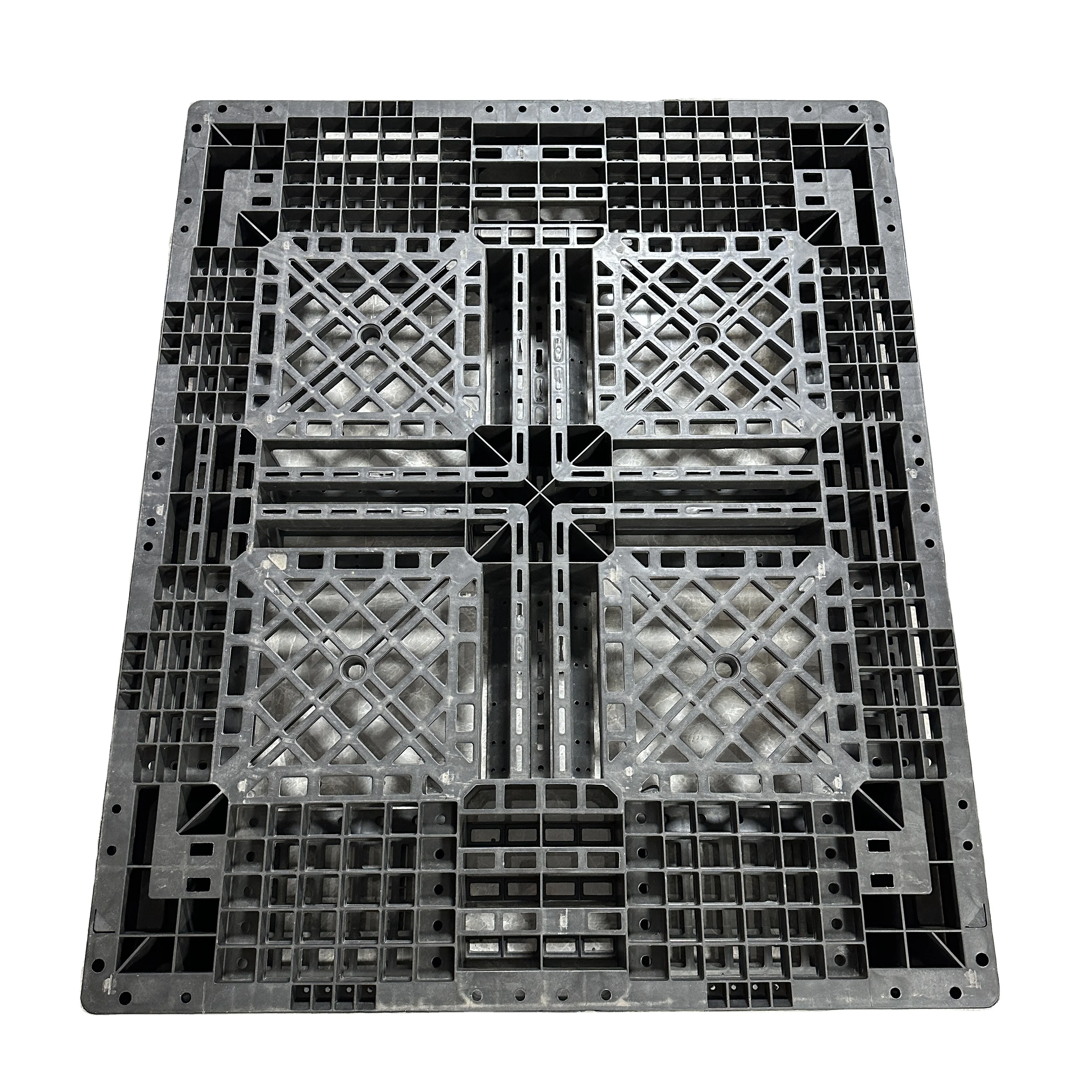 Factory Low Price Heavy Duty Plastic Pallets 4-way Recycled Disposable ...