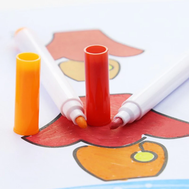 Oem Easy Cleaning 12 Color Super Washable Fabric Marker Pen Permanent ...