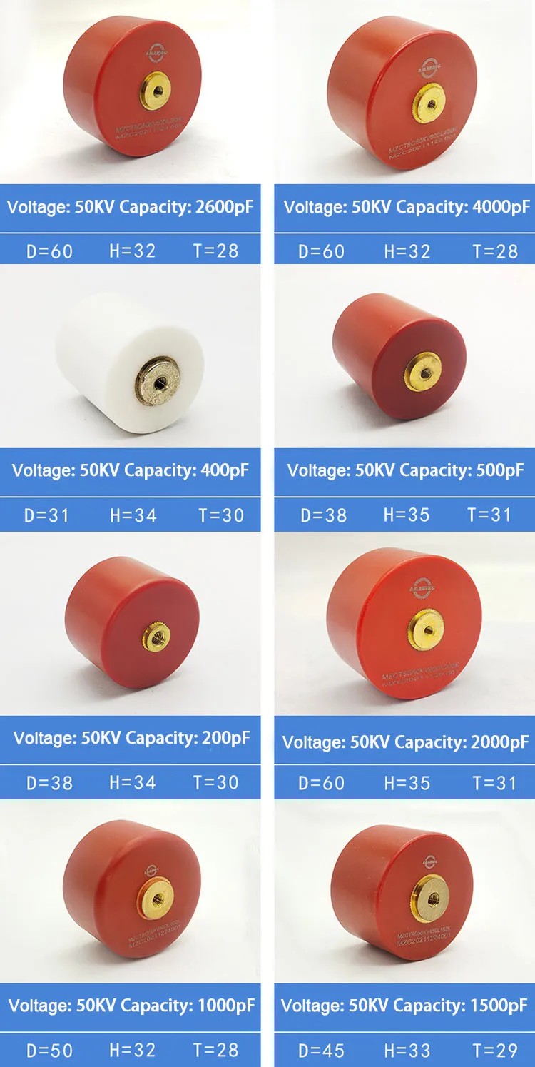 40kv Ceramic Capacitor High Voltage Ceramic Capacitors Customized 10KV ...