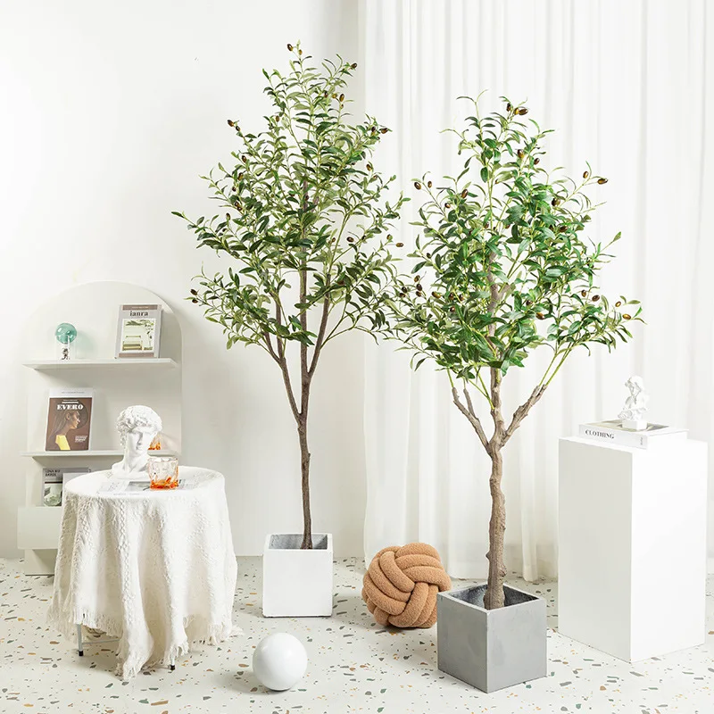 Wholesale Artificial Slim Olive Tree Cross Border Hot Sale Home ...