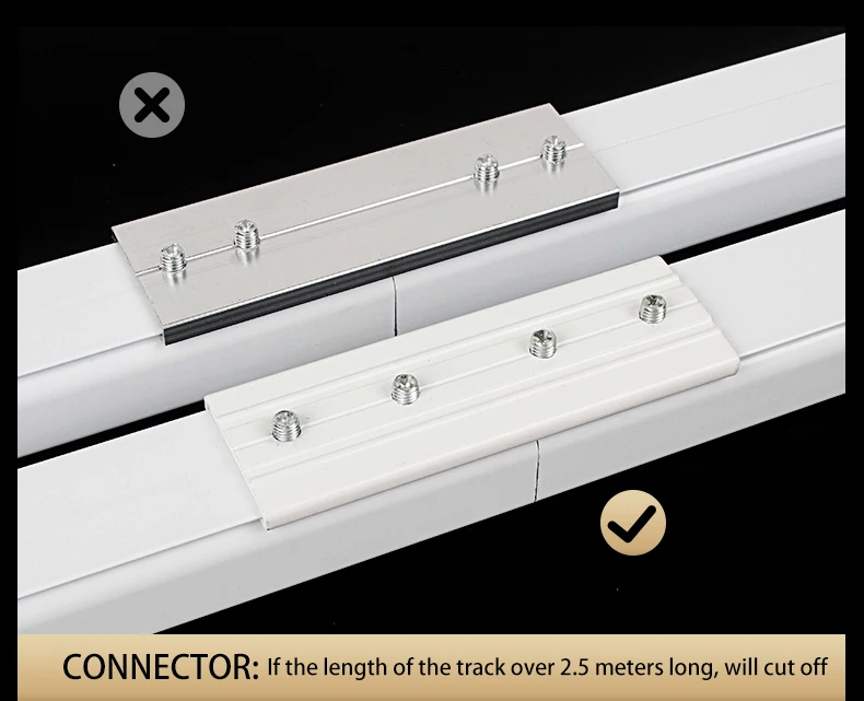 1001 Super Thick S Wave Curtain Ripple Fold Curtain Track