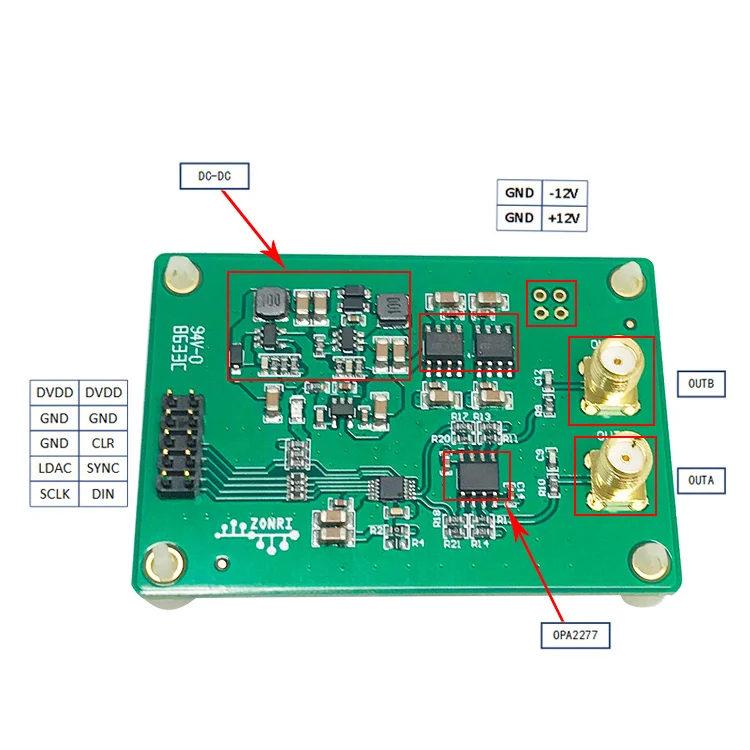 Dac8563 Digital-to-analog Conversion Module - Buy Dac8563 Module ...