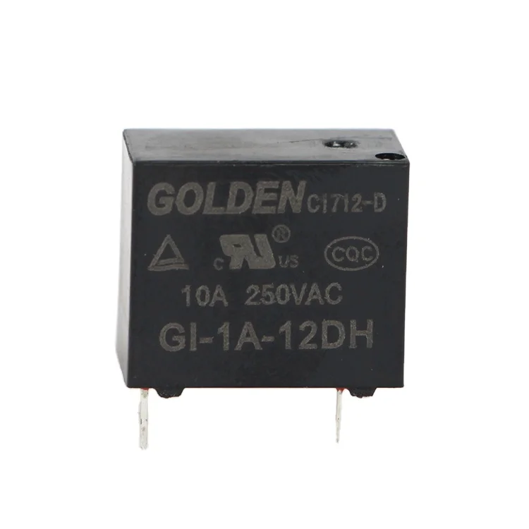 Golden Relay Gi-1a-12dh 10a 12vdc Spdt Mini 4pins 0.2w 0.45w ...