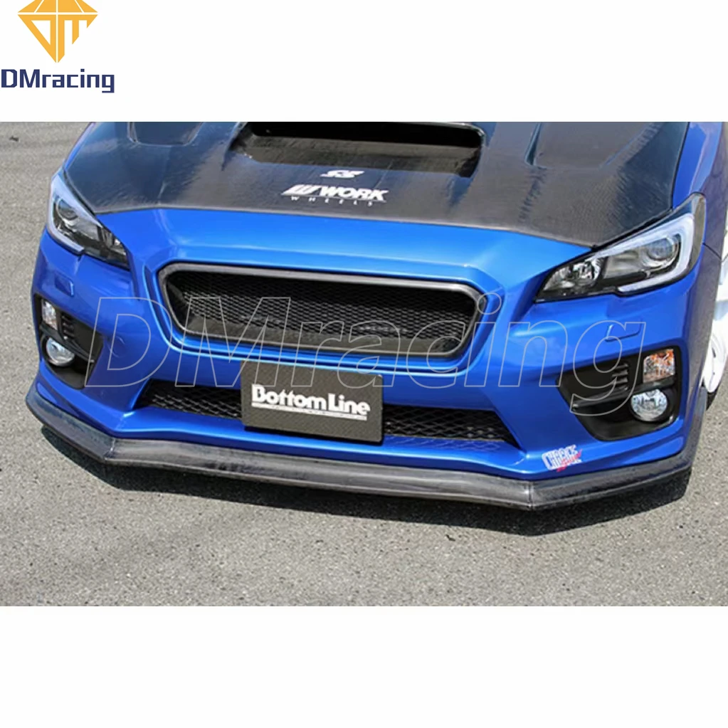 CHARGESPEED BOTTOMLINE STYLE CARBON FIBER FRONT BUMPER LIP for SUBARU IMPREZA 11 VAB VAF STI ...