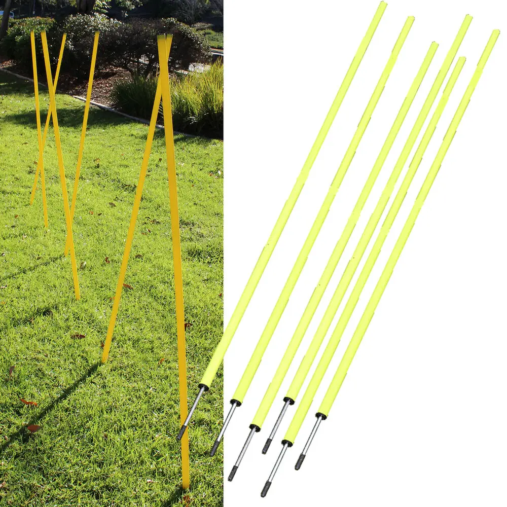 Whosale Plastic Slalom Pole Agility Poles For Soccer Training Agility Training Poles - Buy ...