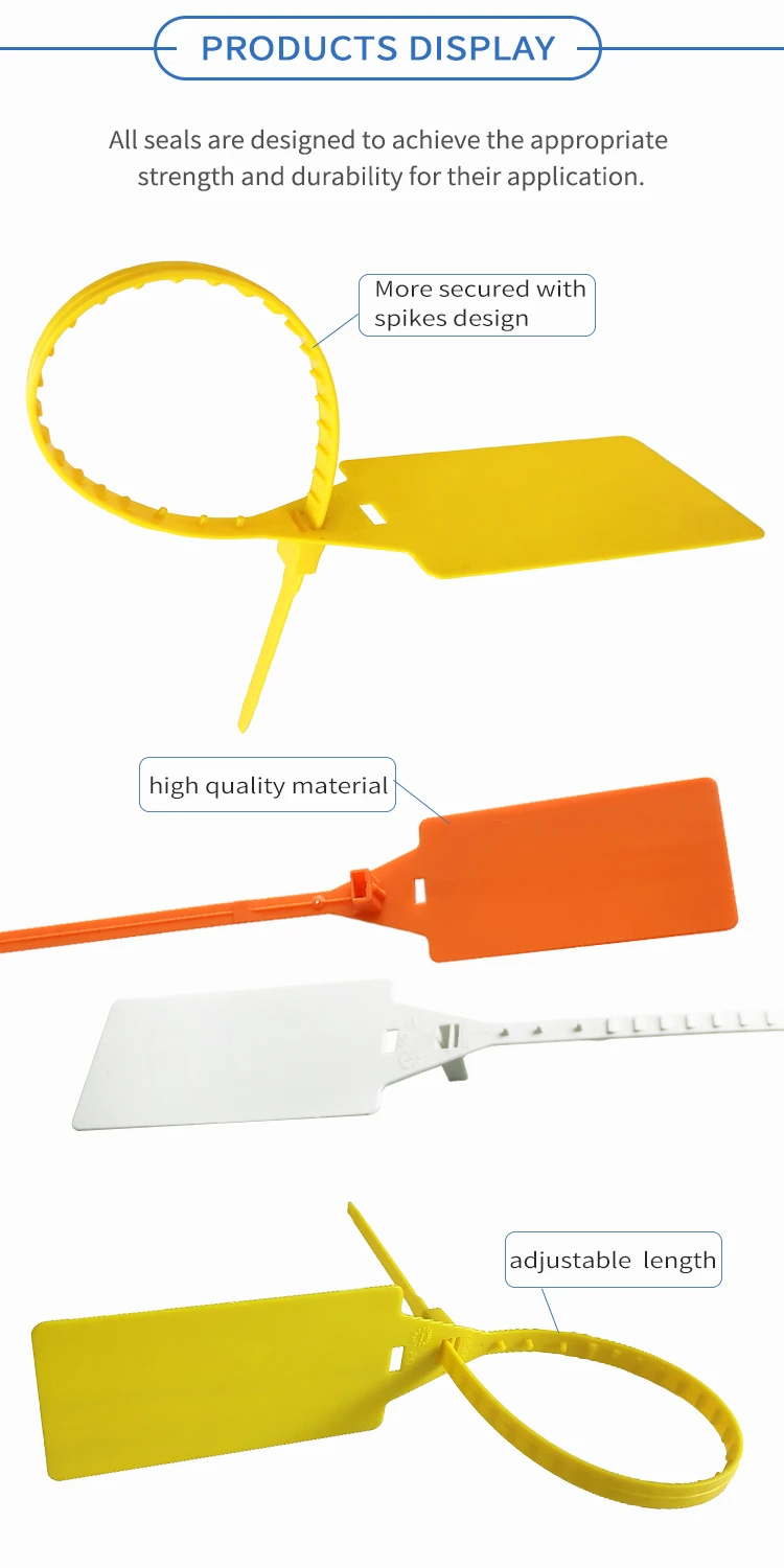 D046 Tamper Proof Seal Medical Care Security Plastic Seals Tag - Buy ...