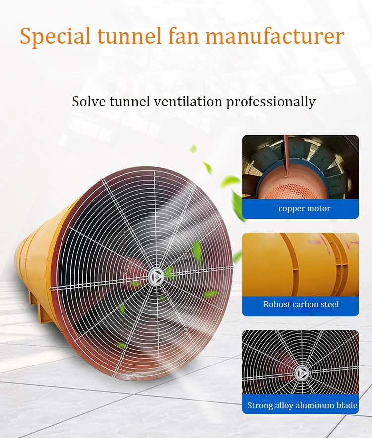 Commercial Industrial Ventilation Fan Tunnel Ventilation Jet Fan For ...