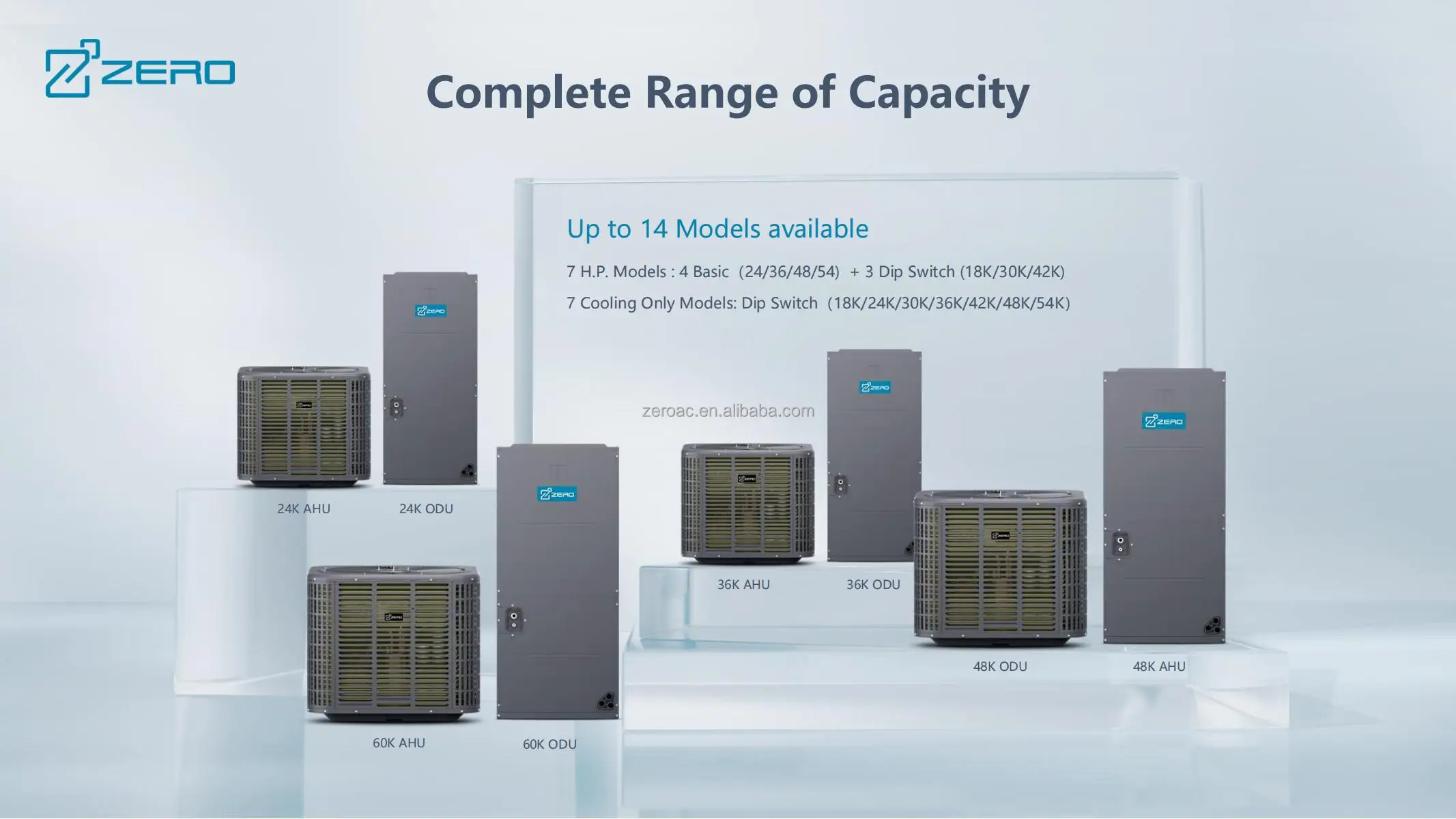 R454b/r410a AHU - Efficient 24000-60000btu HVAC Unit