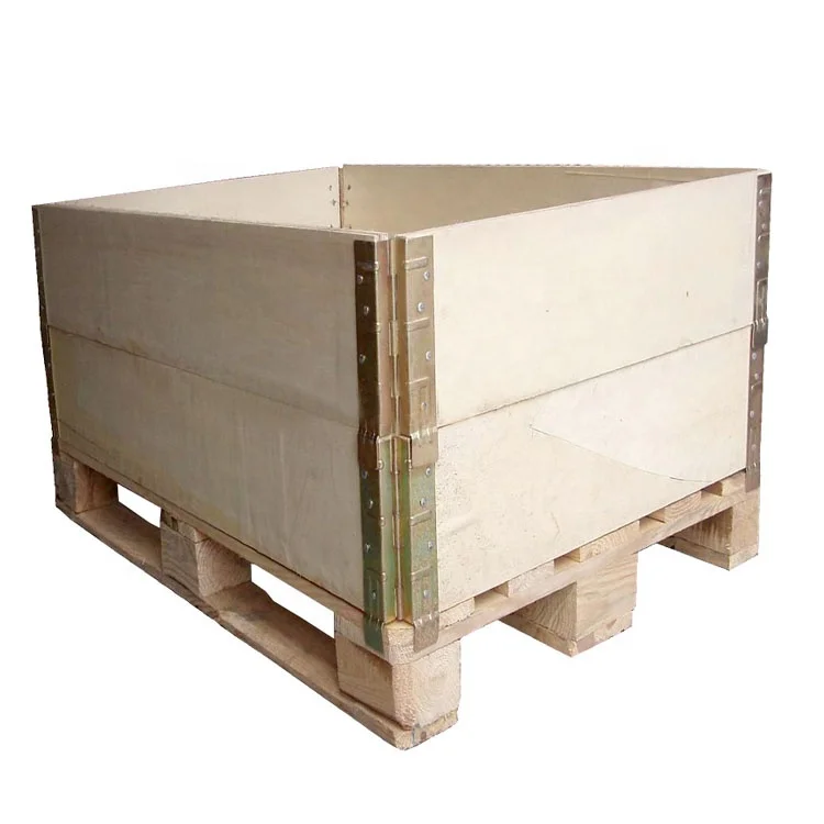 Custom Collapsible Plywood Box Foldable Wooden Plywood Box For Shipping ...