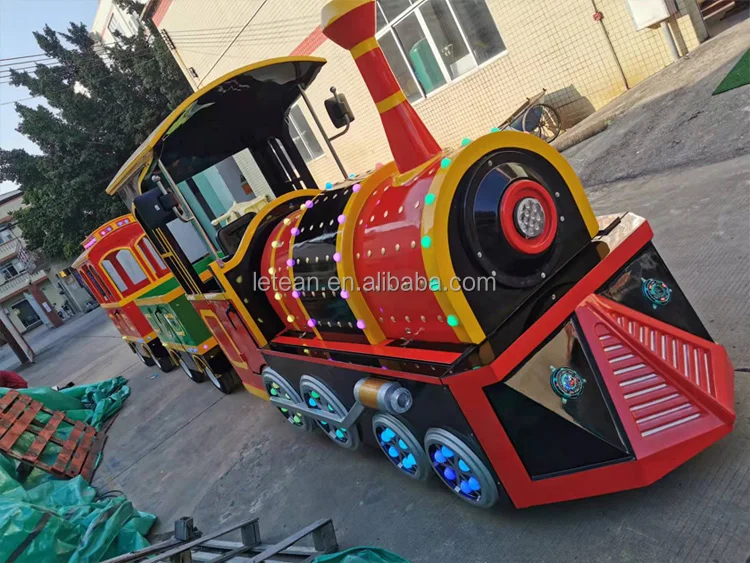 Kiddie Amusement Park Electric Train Manufacturer Children Trackless ...