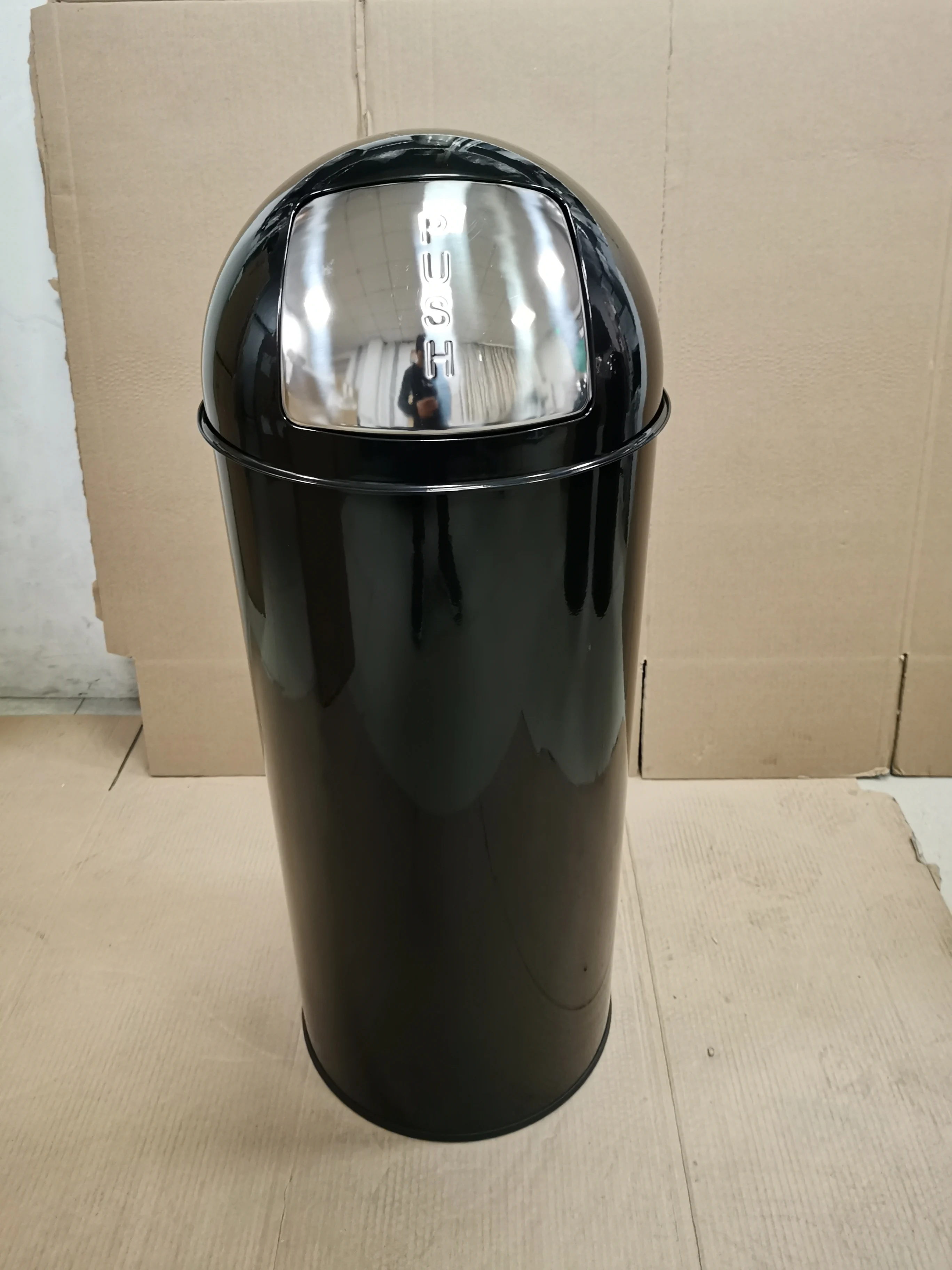 Seinless Steel Waste Bin - 50L 70L Self-Closing Garbage Can