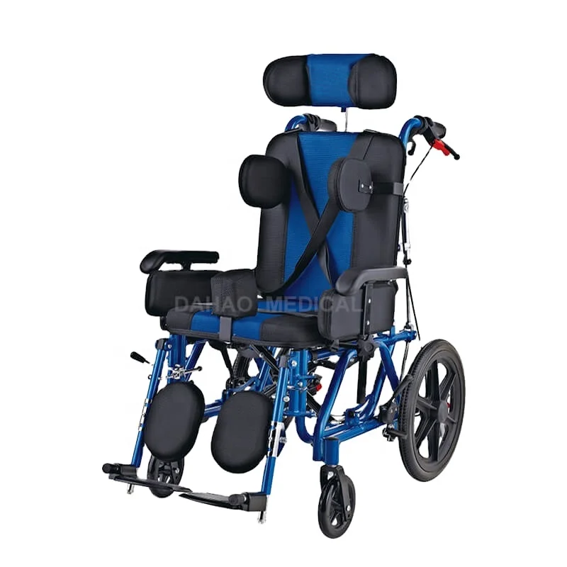 Aluminium Reclining Cerebral Paralysis Manual Wheelchair Handicapped ...