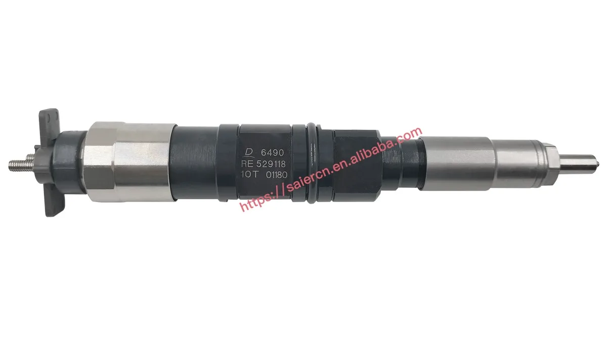 High Quality Diesel Common Rail Fuel Injector 095000-6490 Re529118 For ...