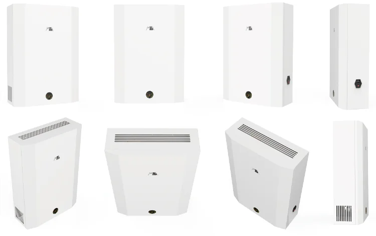 Mia Wall Mounted Air Supply And Exhaust Hrv Erv For Bedroom House Use ...