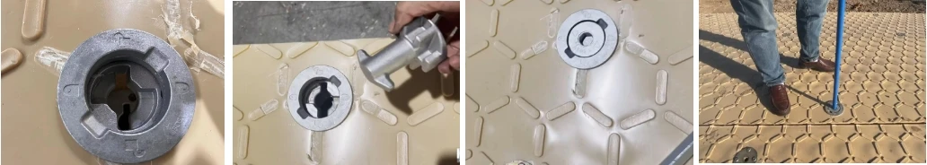 HDPE Composite Overlapping Rig Road Mat - Durable & Versatile