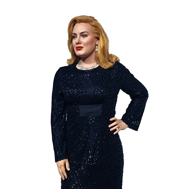 Bespoke Realistic Statue Singer Wax Museum Figures for Home Decoration ...