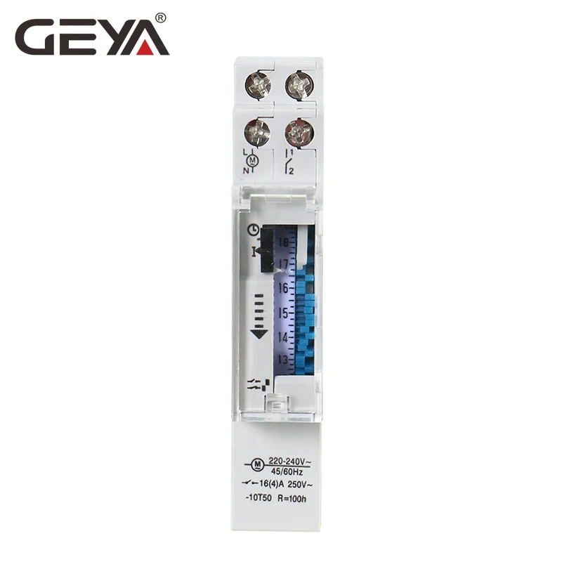 GEYA TB45 Mechanical Timer Switch - 96 On/off Cycles Day