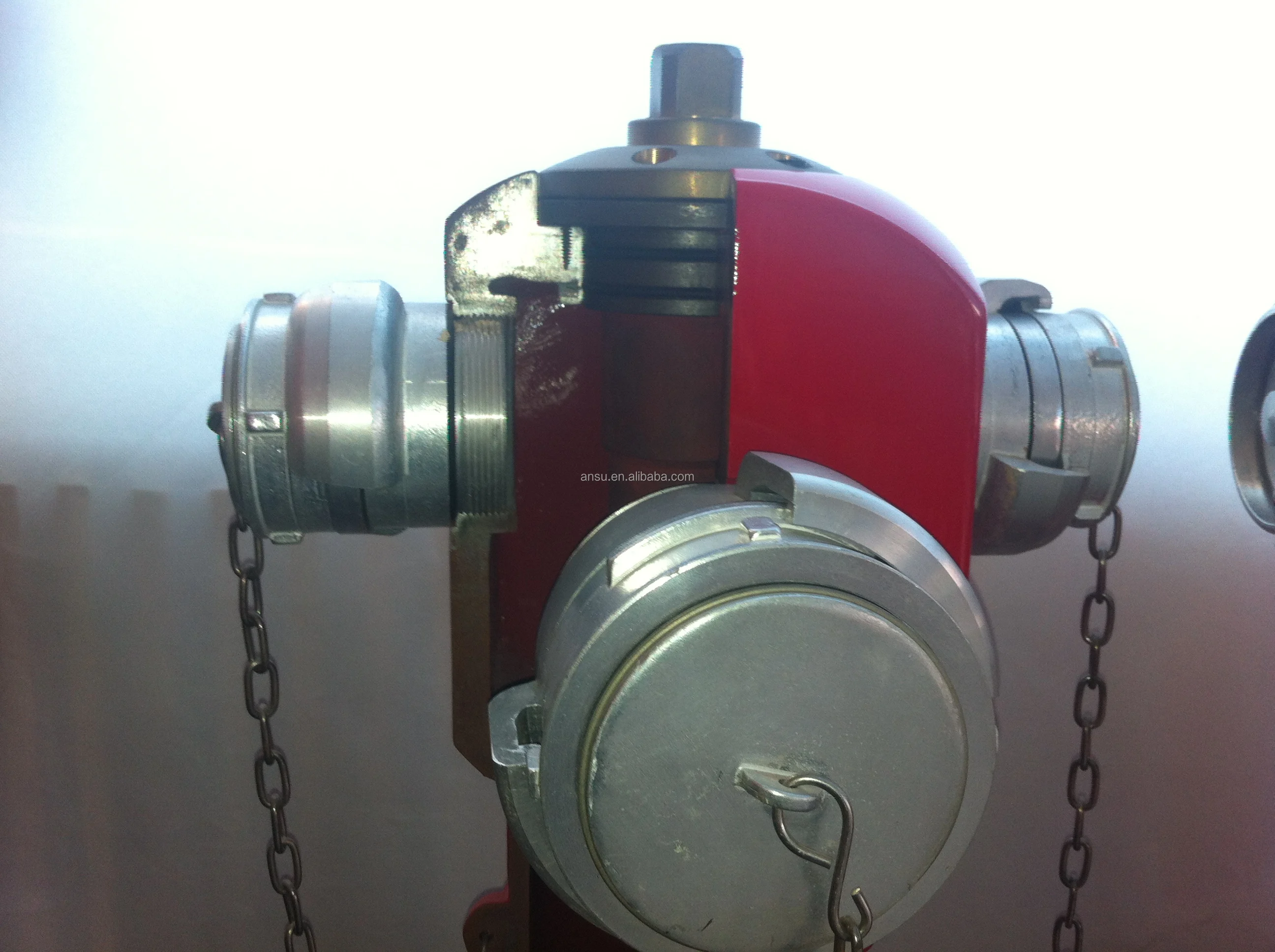 2ways, 3ways Fire Fighting Hydrant with Valves - 4'' 6''