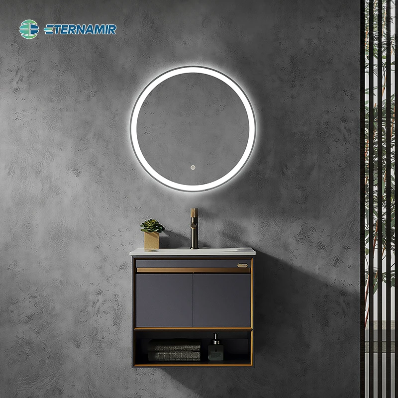 Custom Frameless Halo Led Lighted Bathroom Mirror For Hotel - Buy ...