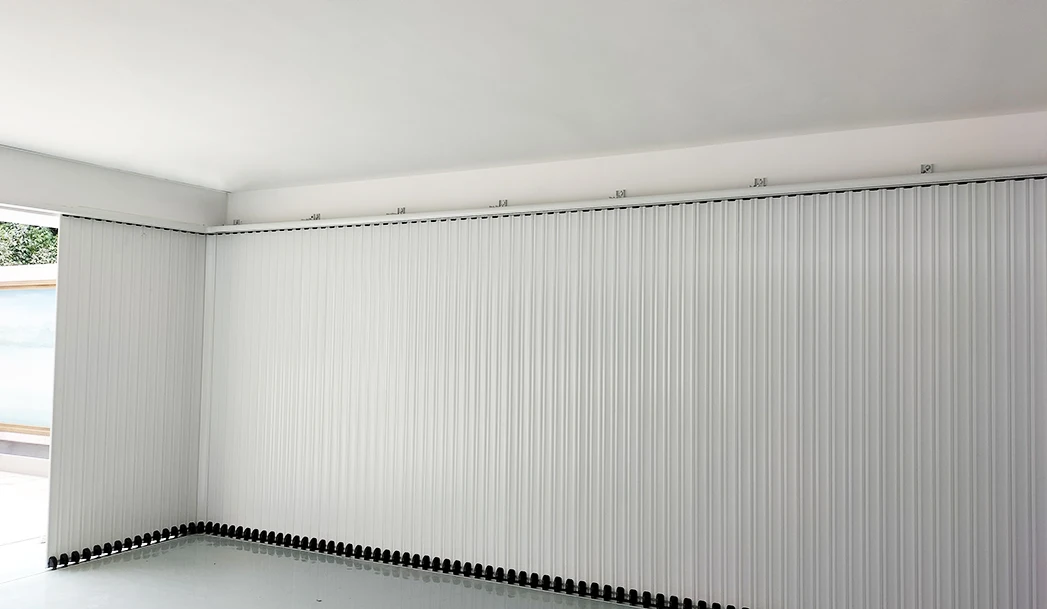 Aluminum Electric Remote Control Side-sliding Garage Door Shutters ...