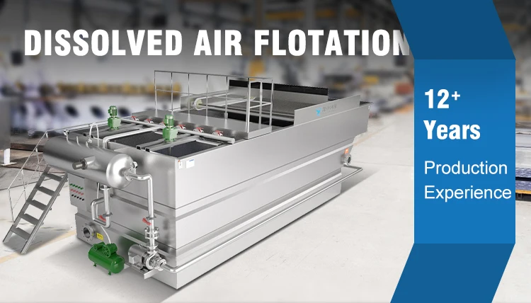 Dissolved Air Flotation with Air Saturation Vessel for Waste Water ...
