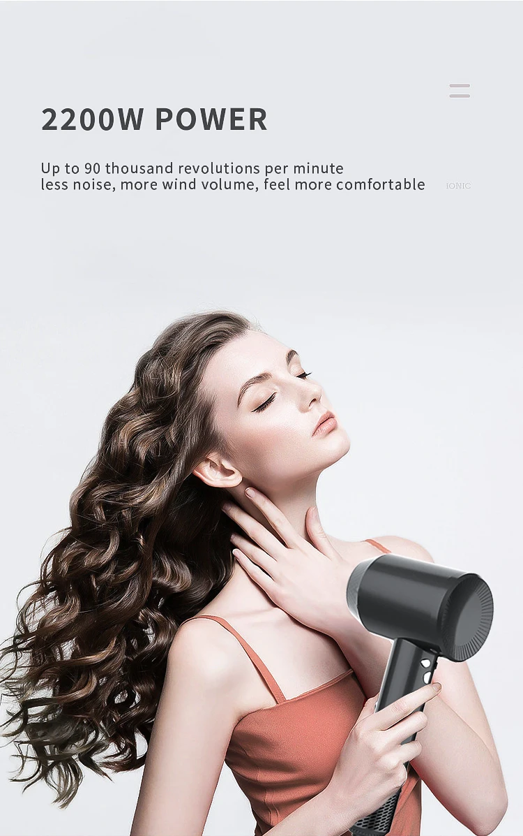 Mesky 2300W BLDC Hair Dryer - High Speed, Professional Salon Use