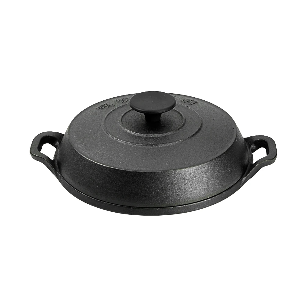 High Quality Cast Iron Chinese Cake Pan With Folding Pot And Lid Grain ...